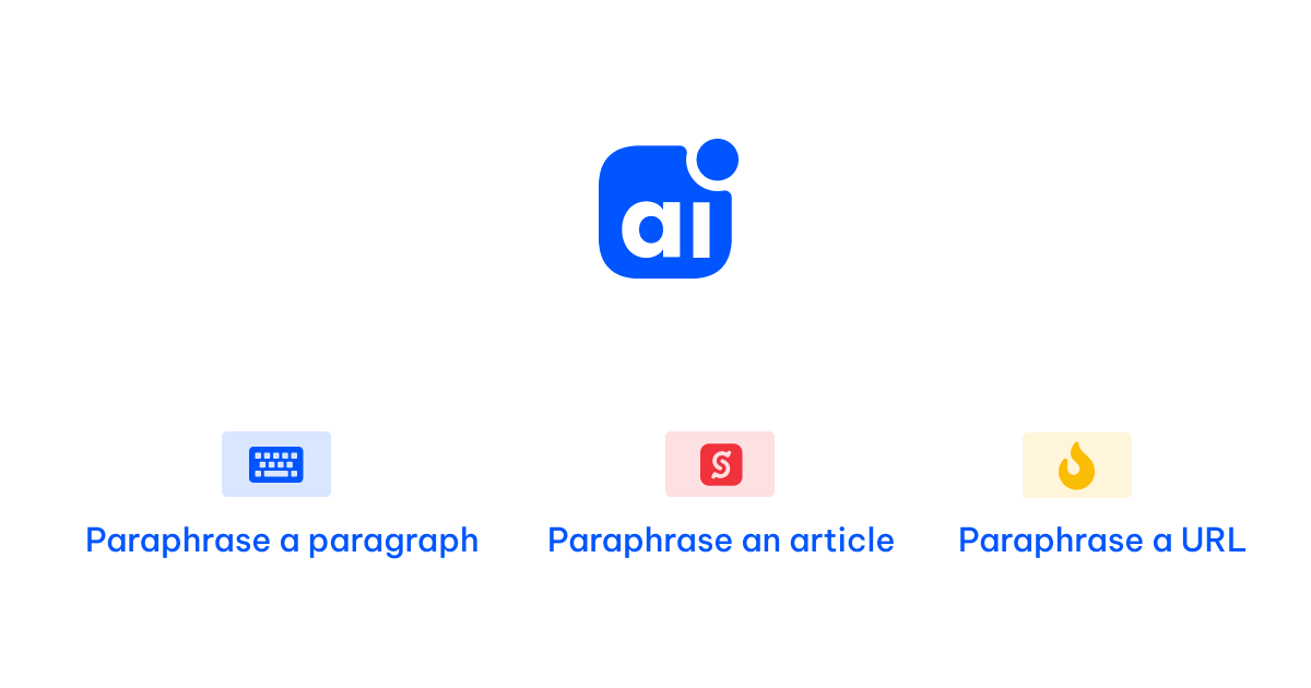 Free Paraphrasing Tool | Rewrite and Rephrase Text with AI